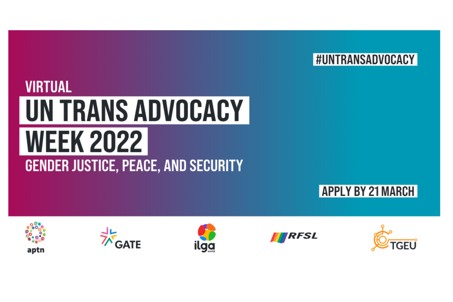 Gender Justice, Peace and Security - Theme for UN Trans Advocacy Week ...