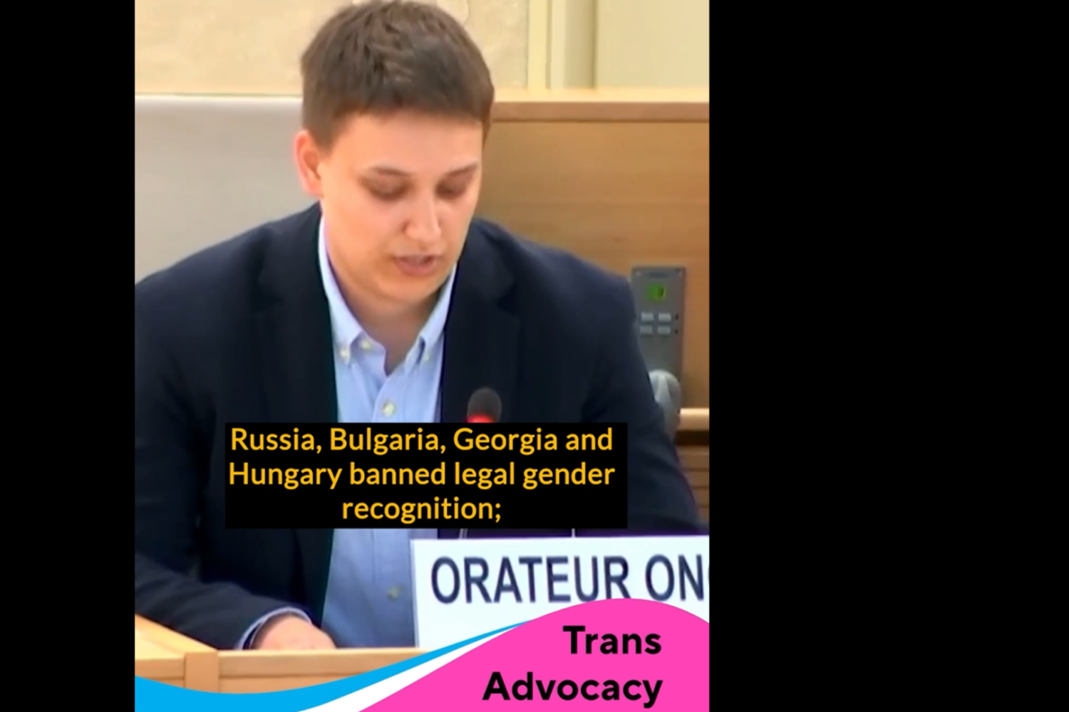 HRC 59: COC Nederland & TGEU statement to the IE SOGI — GATE | Global Action for Trans Equality